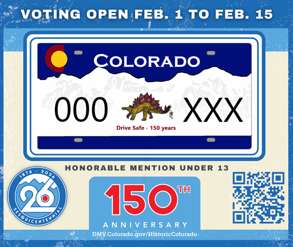 Colorado Division of Motor Vehicles releases honorable mention entries ...